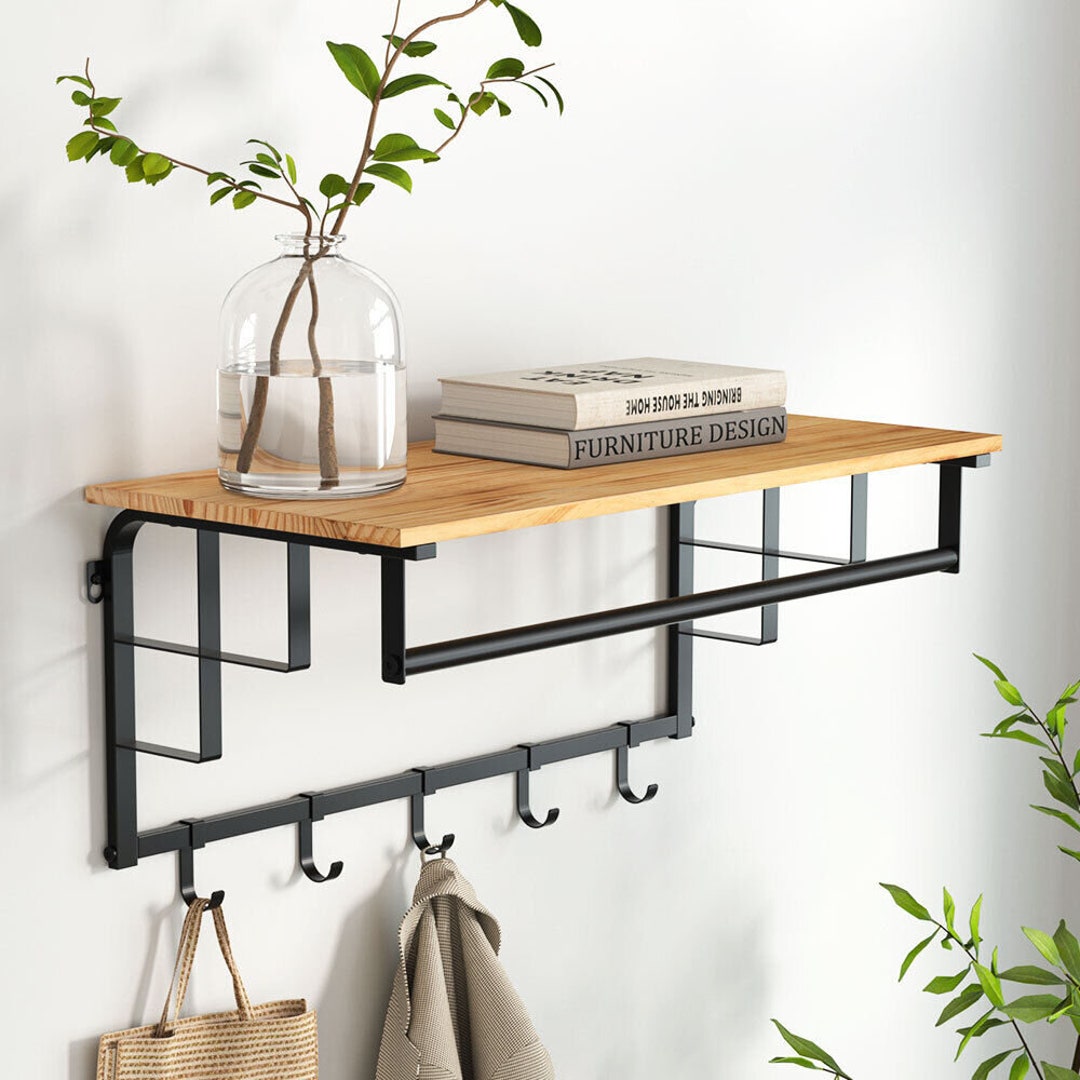 Floating Wall Shelf Display Rack Storage Heavy Duty Hanging - Etsy