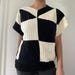Wednesday Addams Inspired, Oversized Checkered Vest Crochet Pattern - Etsy