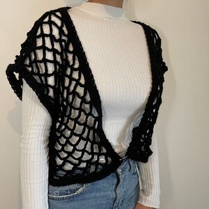 Fishnet Crochet Vest, Pattern for Beginners - Etsy