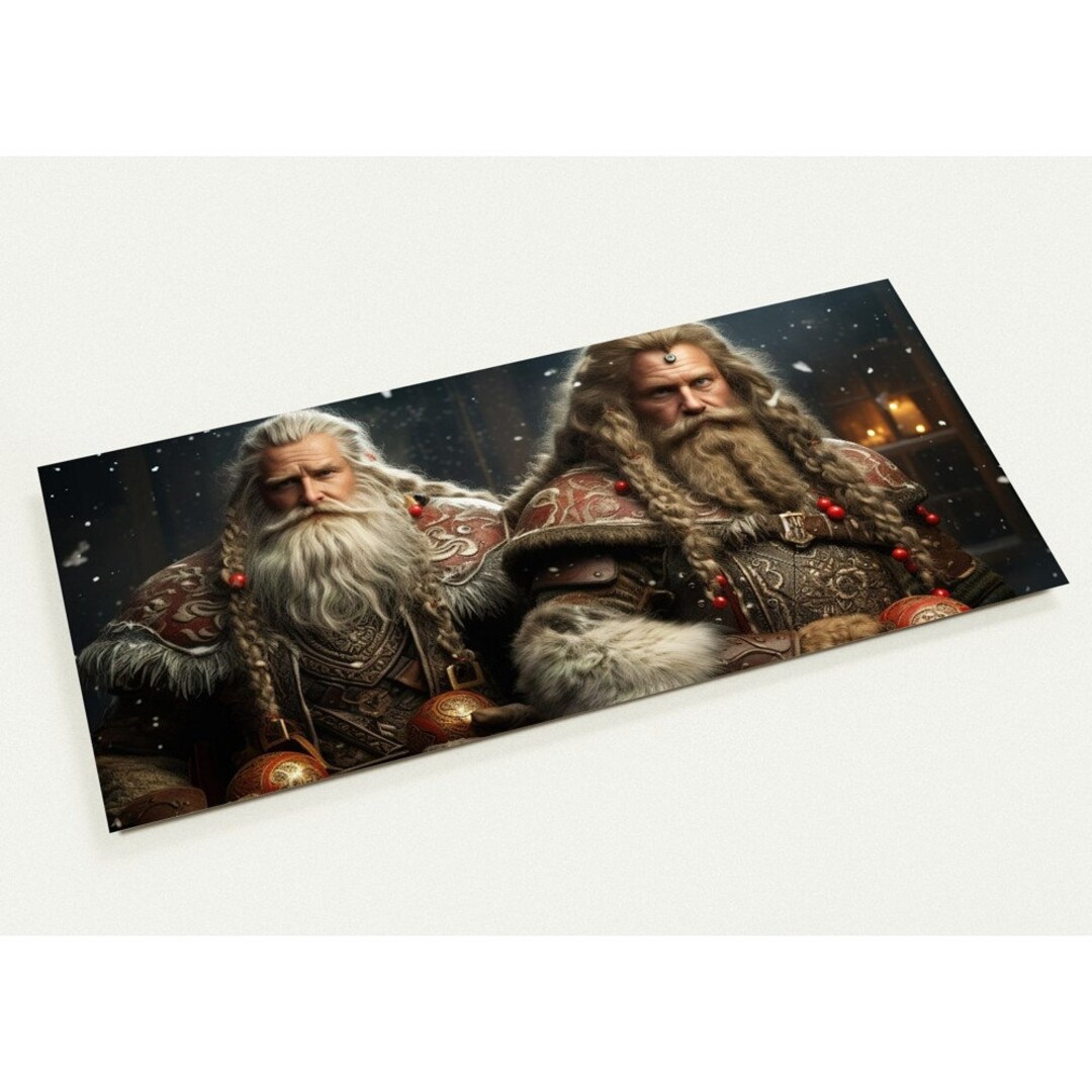 10 Postcards Christmas Vikings Set of 10 Postcards (2 Sided, Standard ...