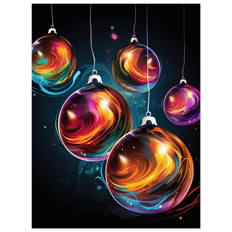 Spannende Ausgefallene Weihnachtskugeln Extravagant Ebenbild