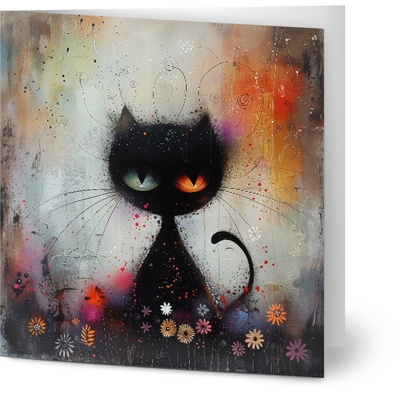 Antike karten katzen - Etsy.de