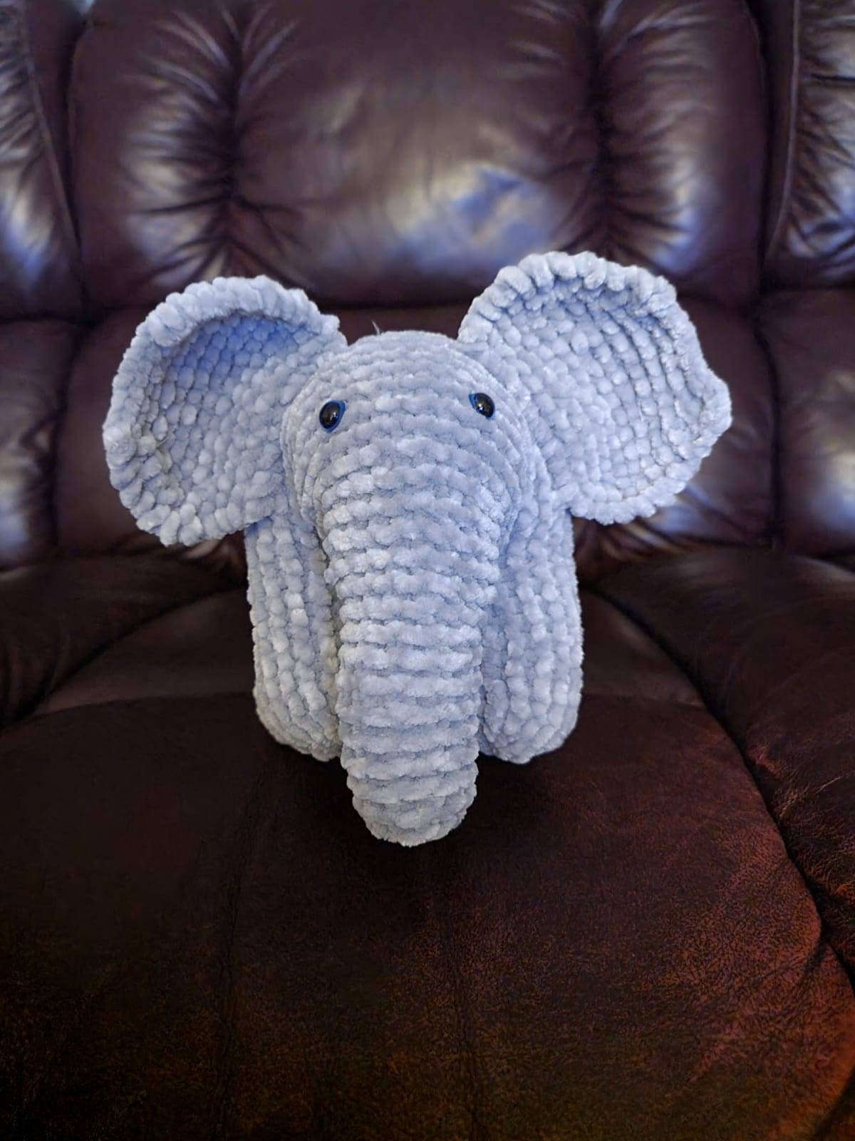 Hand Knitted Elephants - Etsy