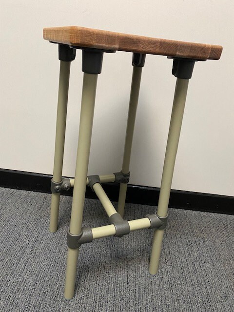 Hand Made Custom Painted Solid Oak Stools Various Sizes - Etsy