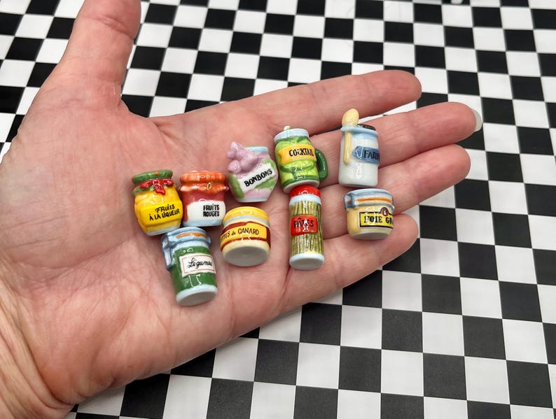 Tiny Food and Drinks: Candy Jar Flour Canister Container Berry ...