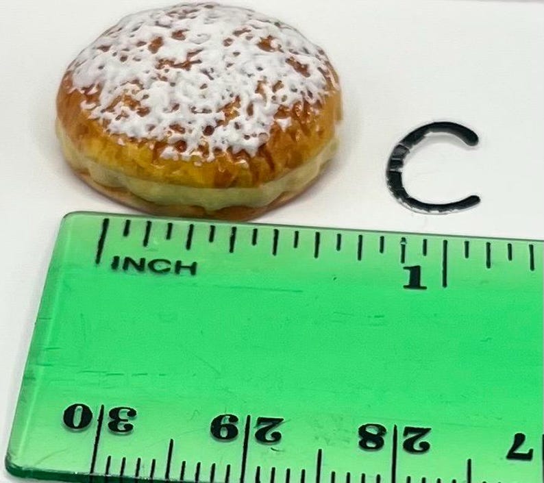 Tiny French Bakery Baked Goods Pastries: Porcelain Replicas Dollhouse ...
