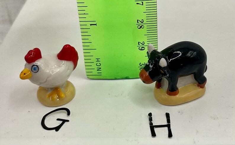Tiny Barnyard Animals: Horse Cow Dog Duck Chicken Bull Rabbit Donkey ...