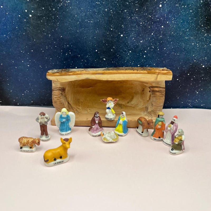 Porcelain Nativity Pastel - Etsy