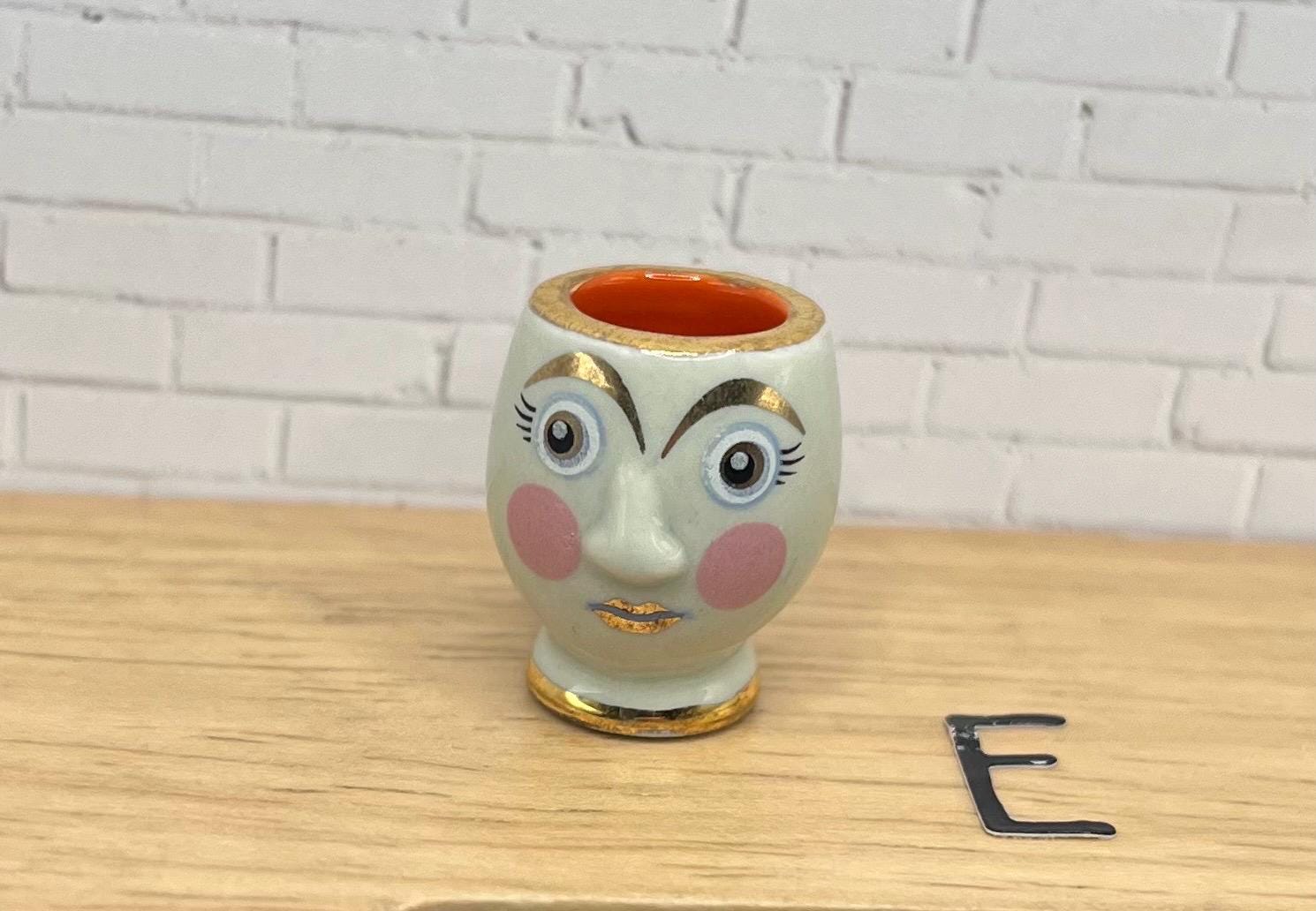 Tiny Vases With Faces: Cups Jars Mugs Winking Smiling Facial ...