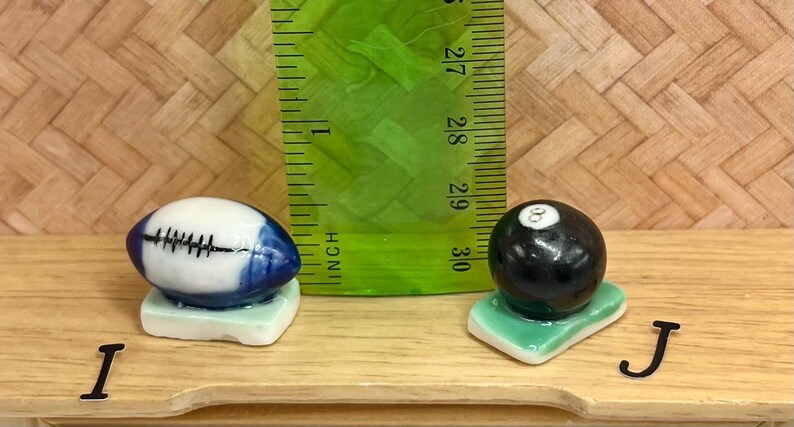 Tiny Sports Balls: Football Volleyball Basketball Pool Baseball Tennis ...