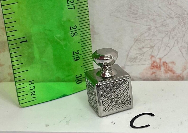 Tiny Fancy Perfume Bottles: Golden Silver Rose Gold Parfum Cologne ...