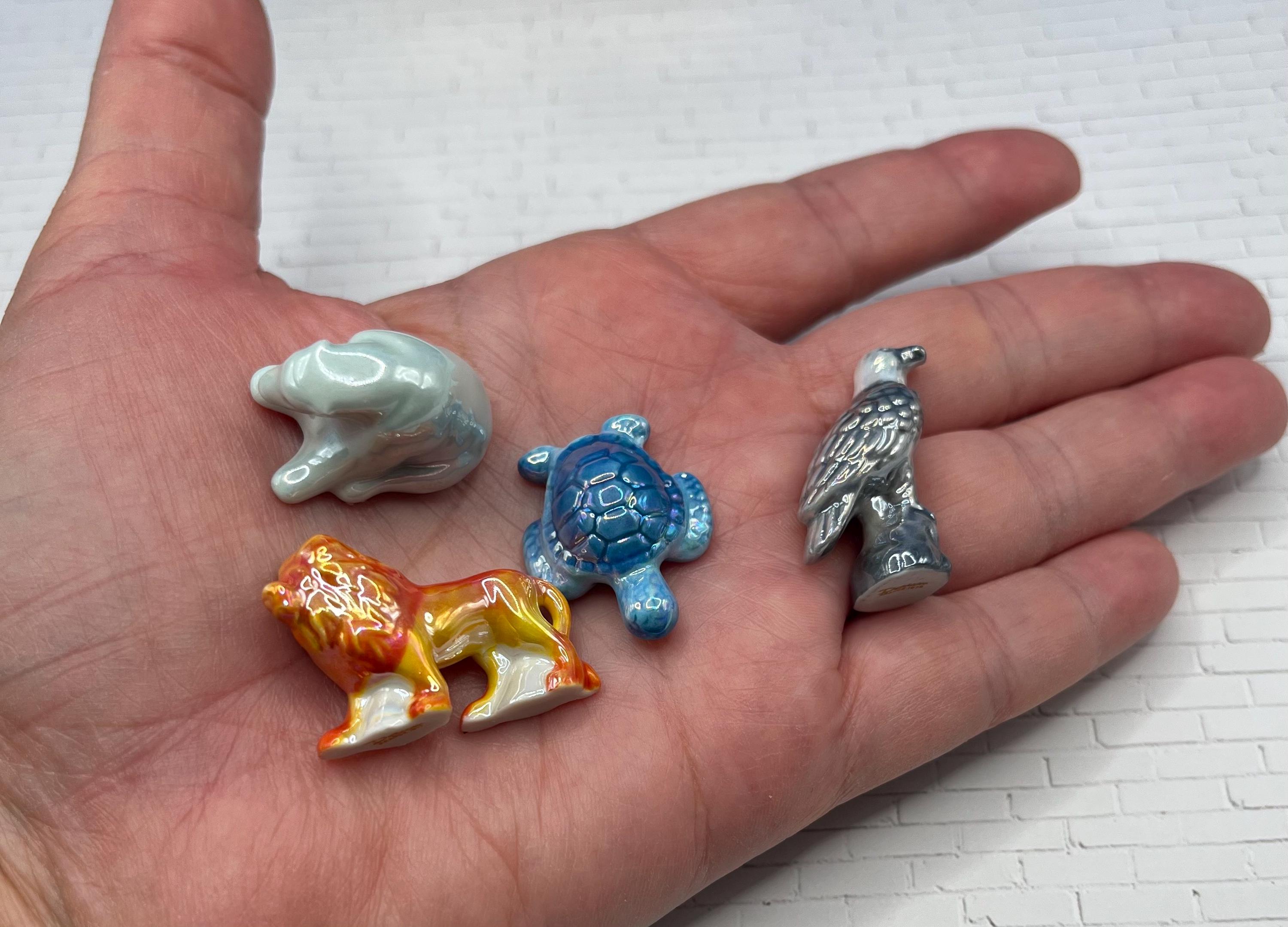 Tiny Iridescent Animals: Daum Museum Art Blue Sea Turtle Silver Bald ...