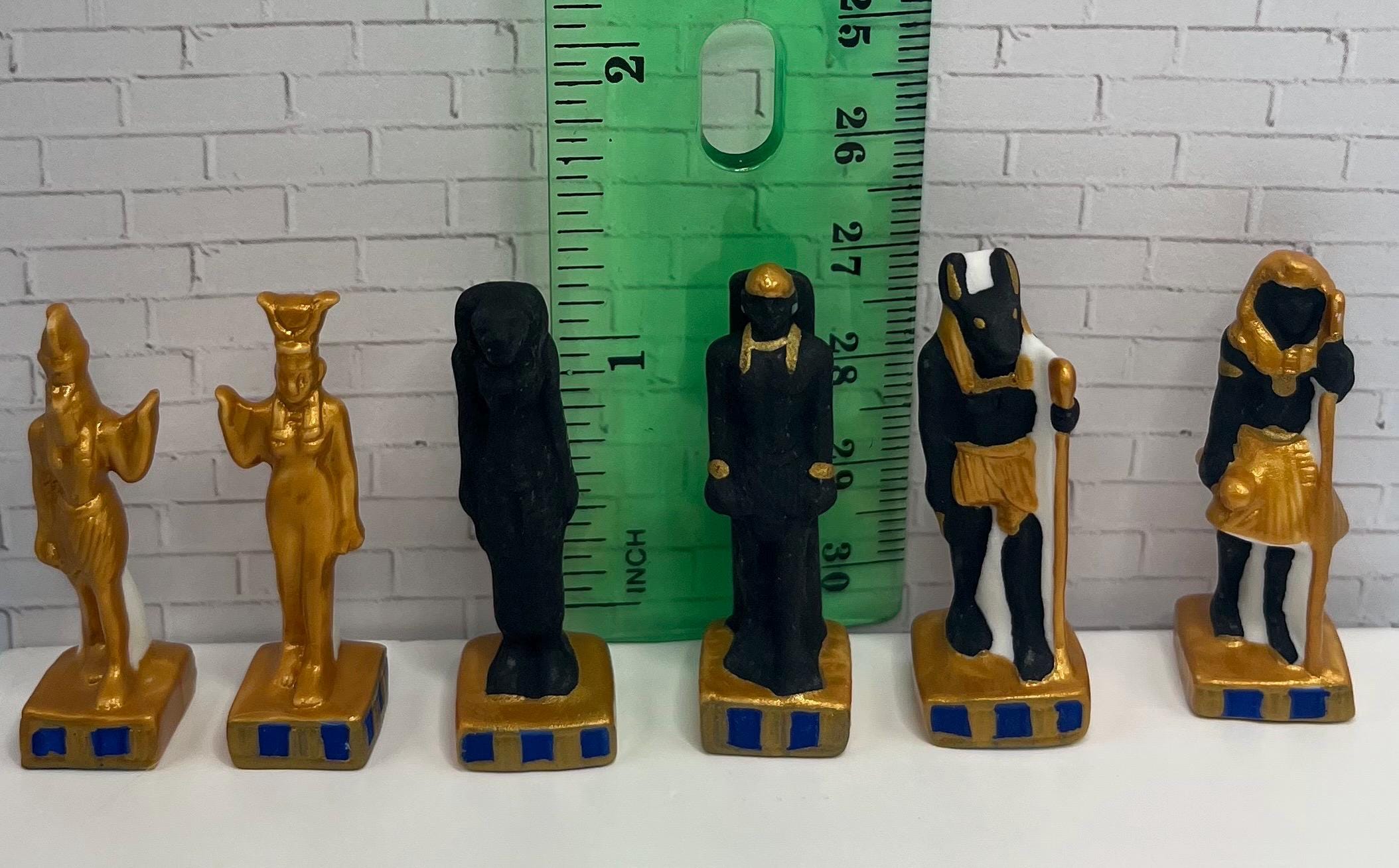 Mini Ancient Egyptian Statues King Pharaoh Mummy Osiris Art Priest ...