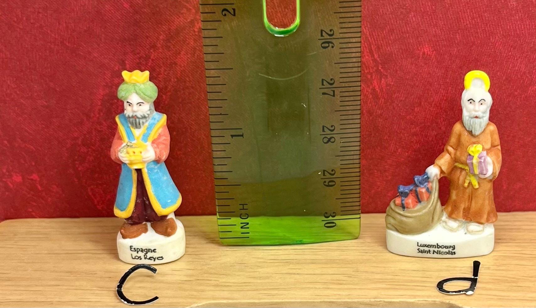 Tiny Christmas Santa Claus From Around the World:belgium Austria Spain ...