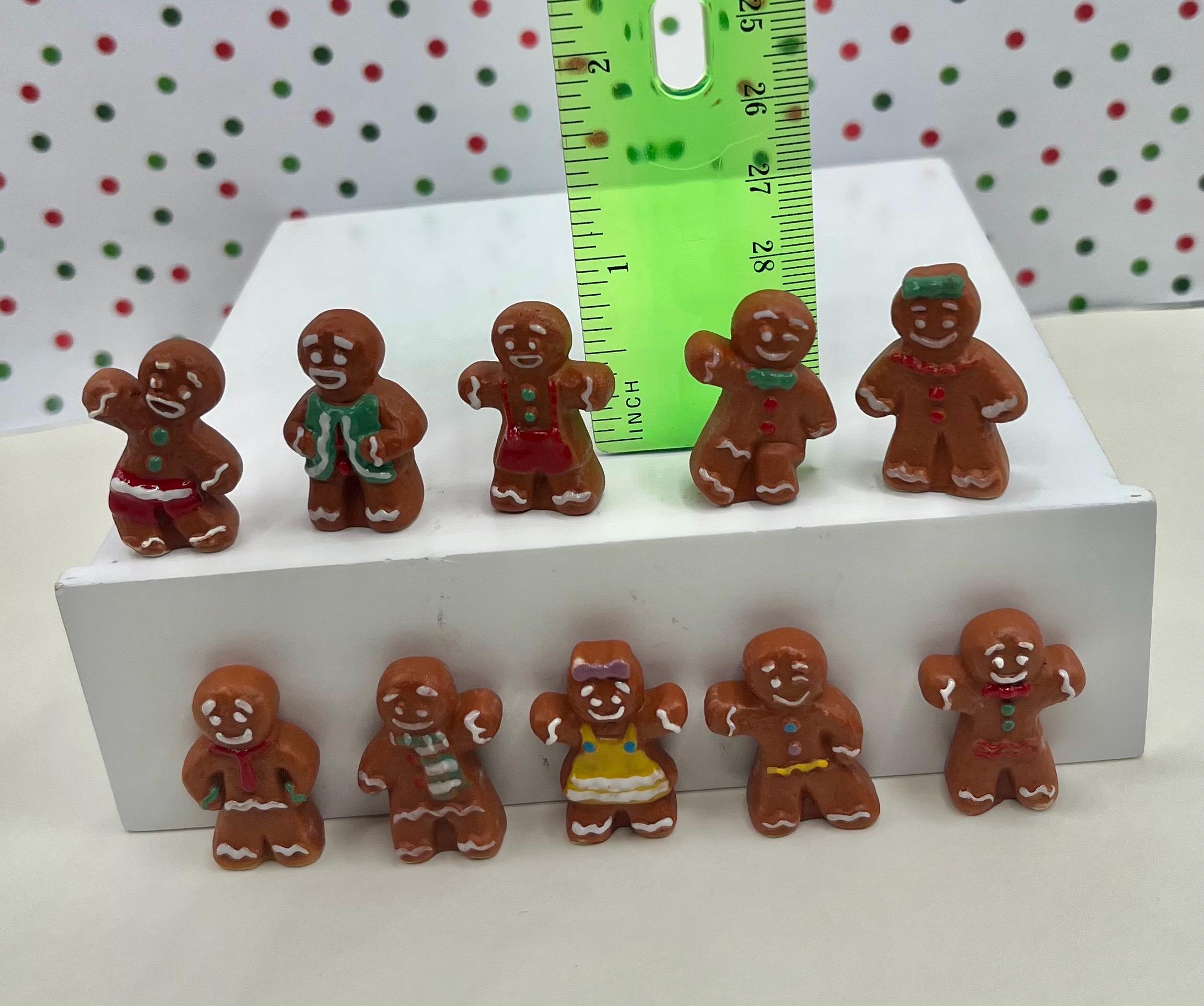 Tiny Gingerbread Man Boys and Girls: Holiday Craft Supplies Home Decor ...