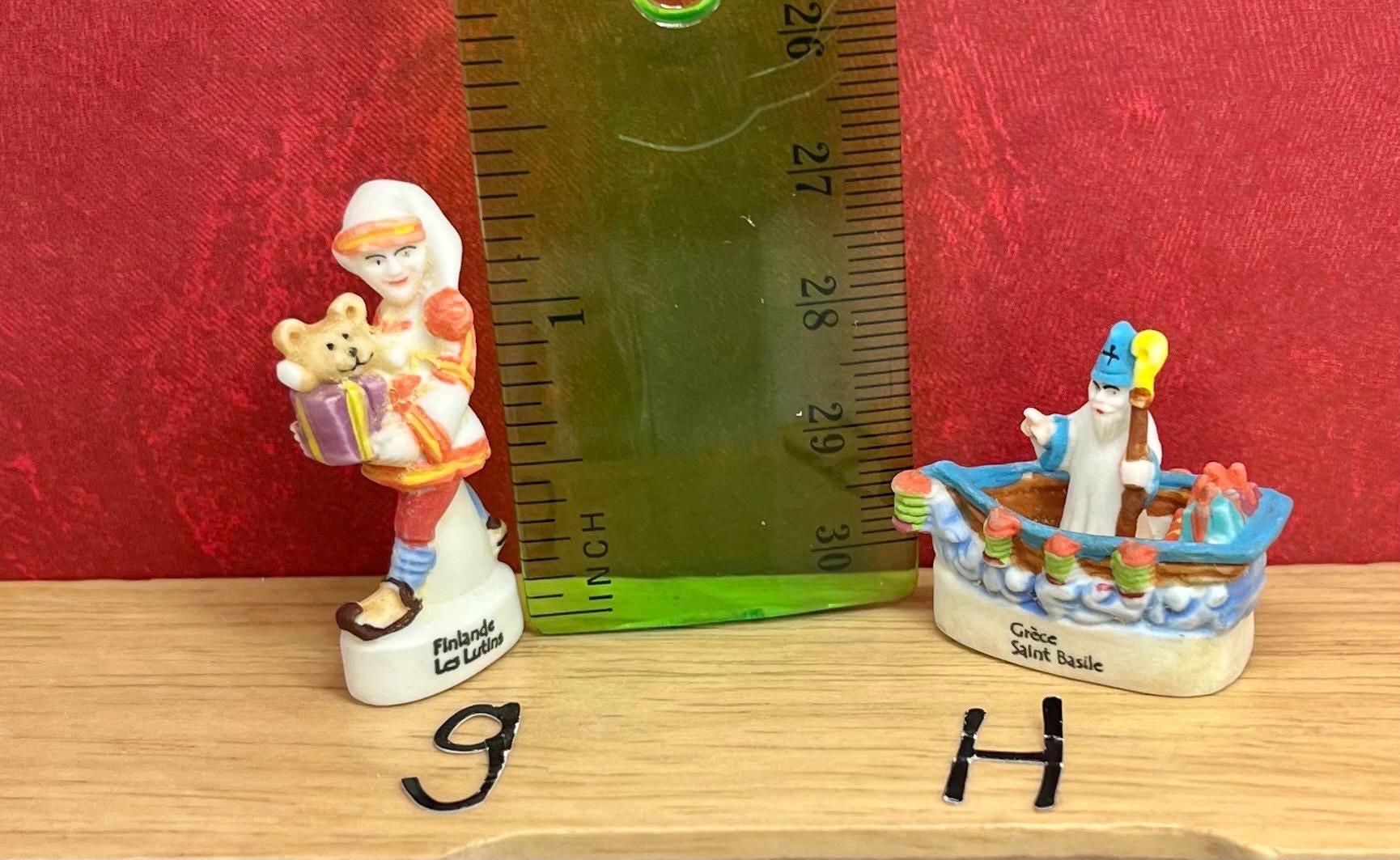 Tiny Christmas Santa Claus From Around the World:belgium Austria Spain ...