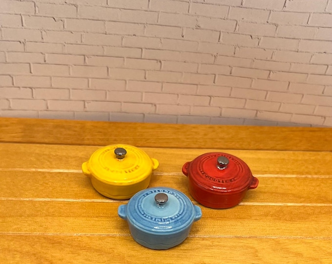 Tiny Dutch Oven Replicas: Hand-painted Miniature Cooking Pot ...