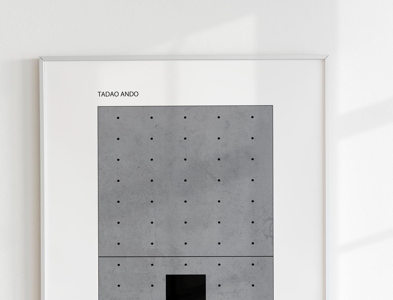 Azuma House by Tadao Ando, Minimalist Poster - (digital Download) - Etsy