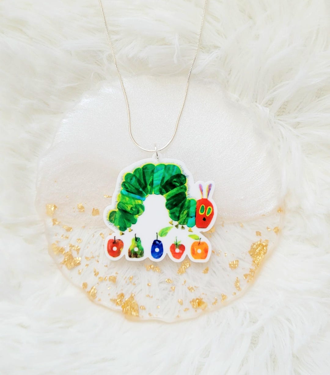 Caterpillar Necklace, Book Character Necklace, Novelty Necklace, School ...