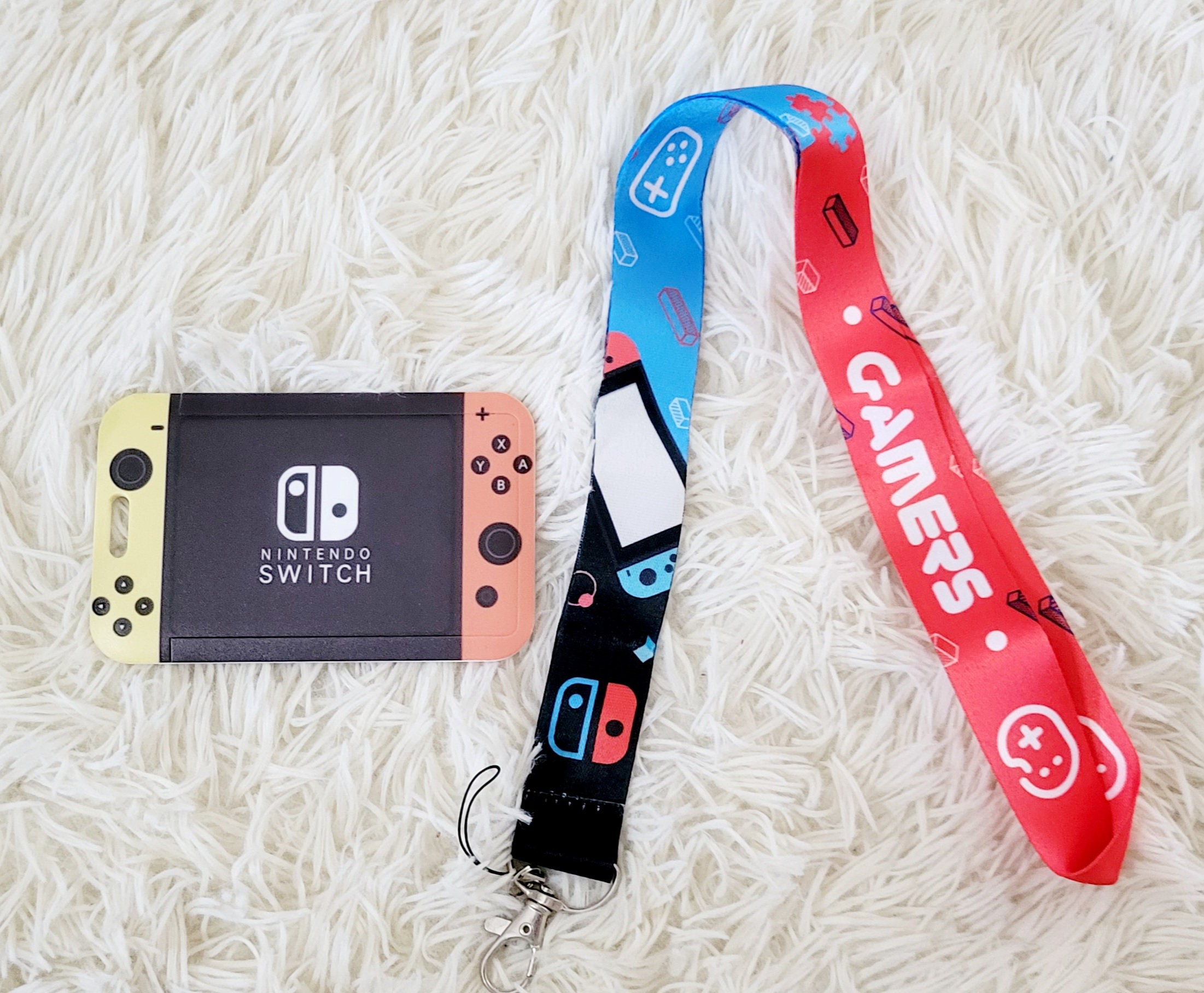 Gamer Lanyard, Video Game Lanyard, Keychain With Badge Holder, Teacher ...