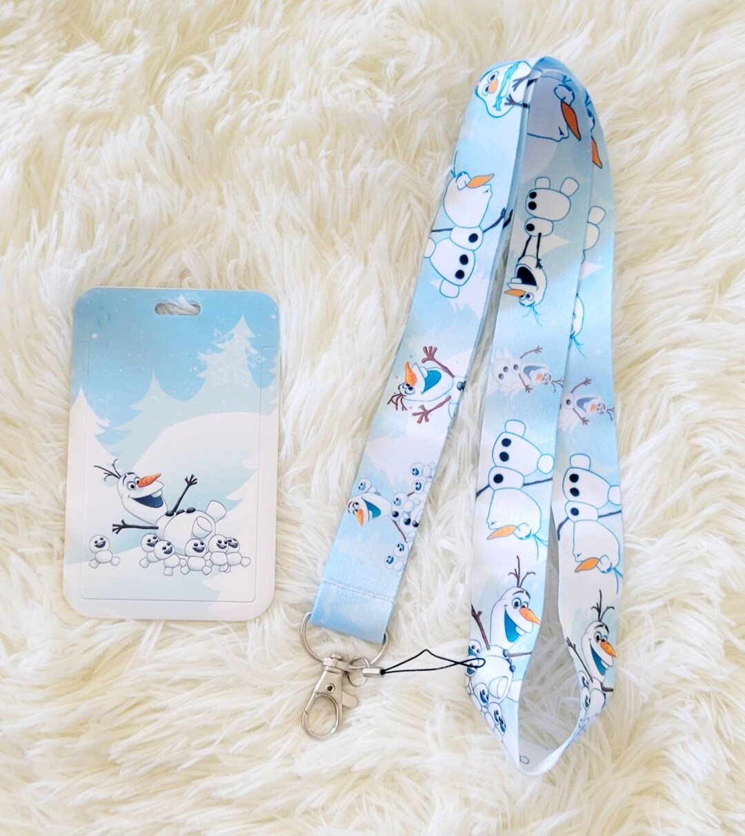 Frozen Lanyard Olaf Lanyard Frozen Keychain Olaf Keychain - Etsy