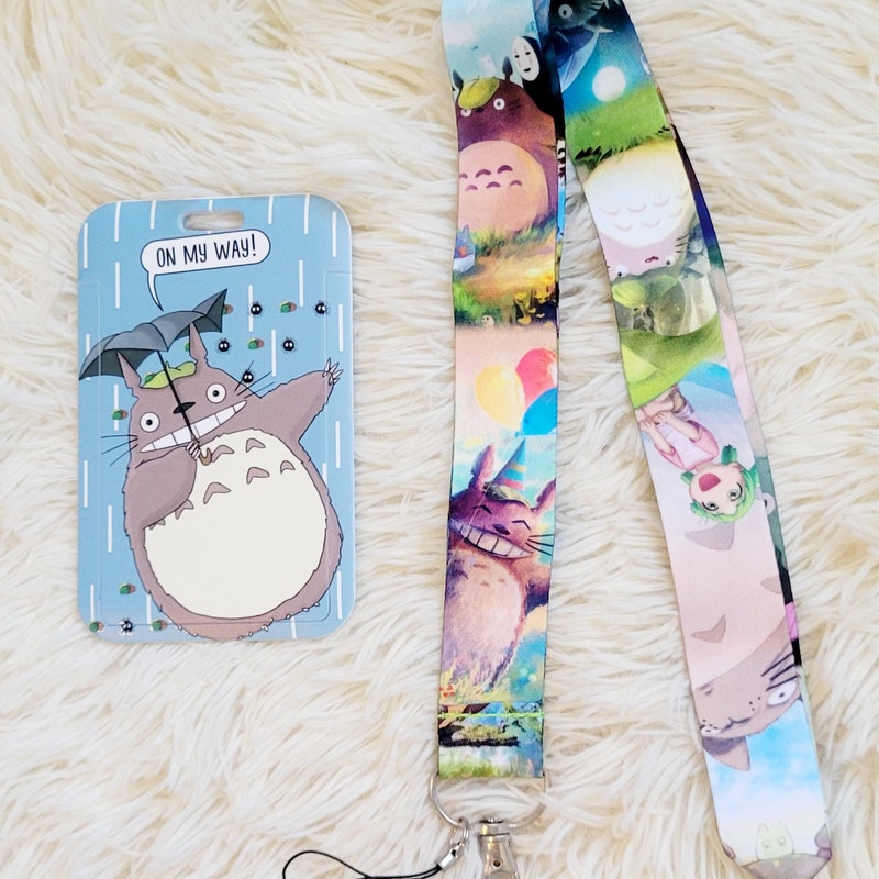 Ghibli Lanyard Badge Holder - Etsy