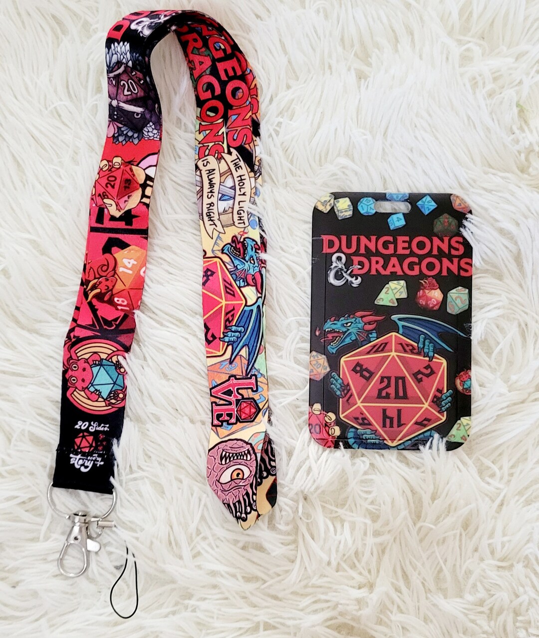 Gamer Lanyard, Board Game Keychain With Badge Holder, Teacher ...