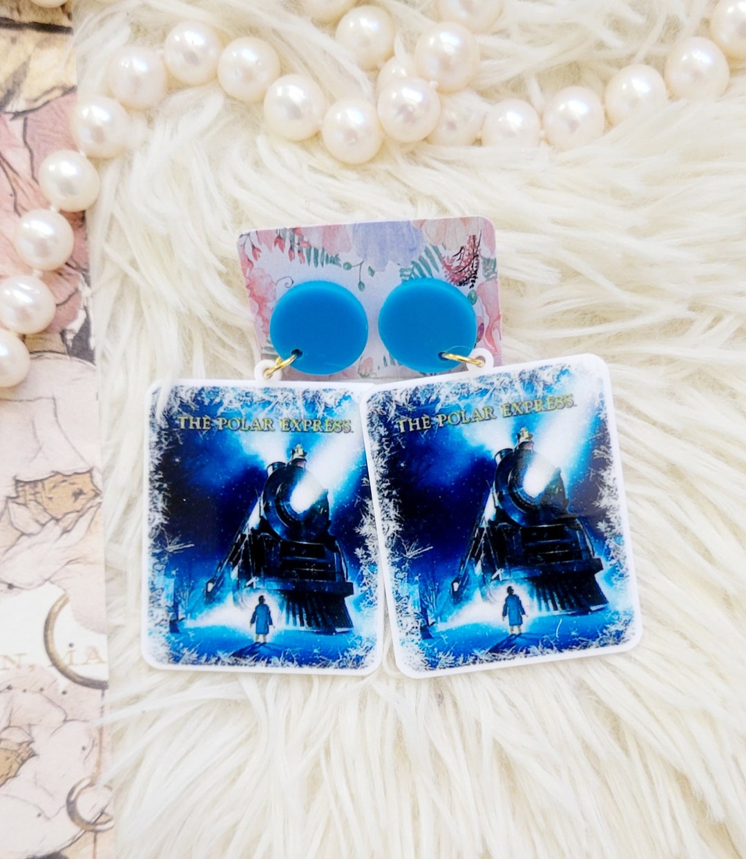 Polar Express Earrings, Children Book Earrings, School Earrings ...