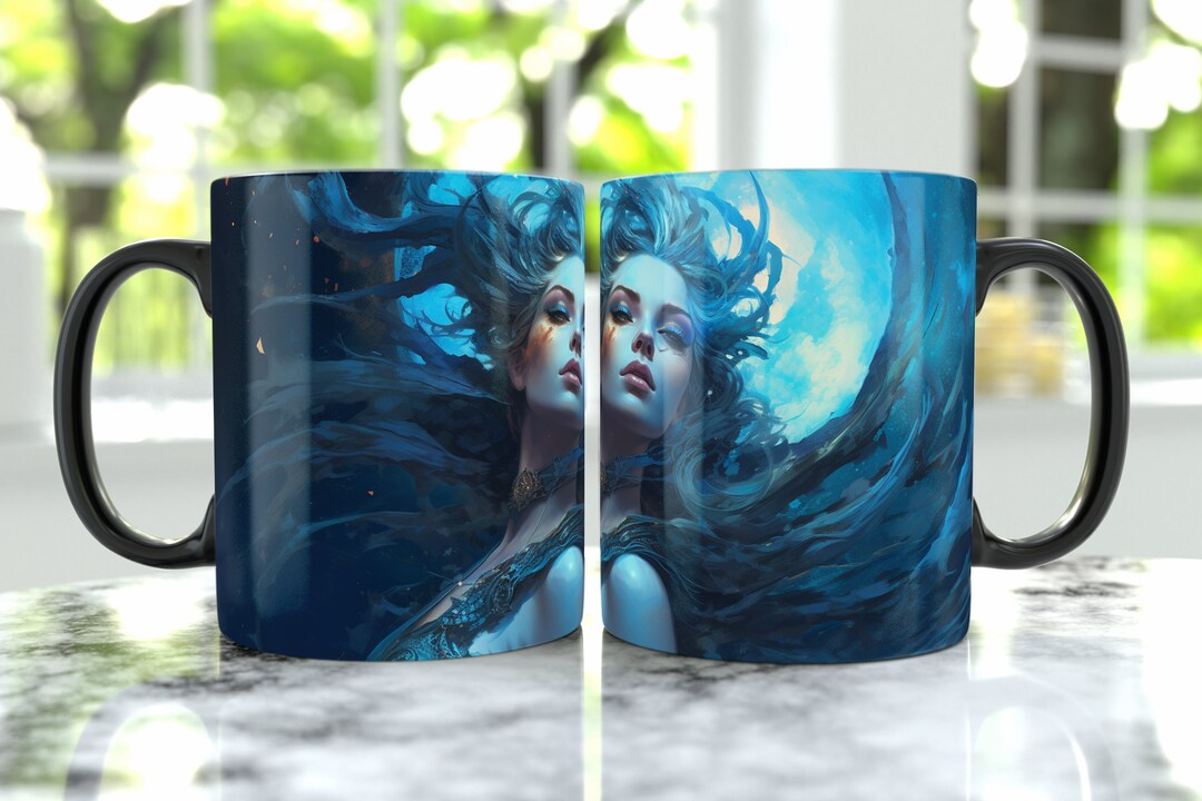 Moon Goddess Mug, Celestial, Moon Goddess Coffee Mug, Goddess Mug, Moon ...