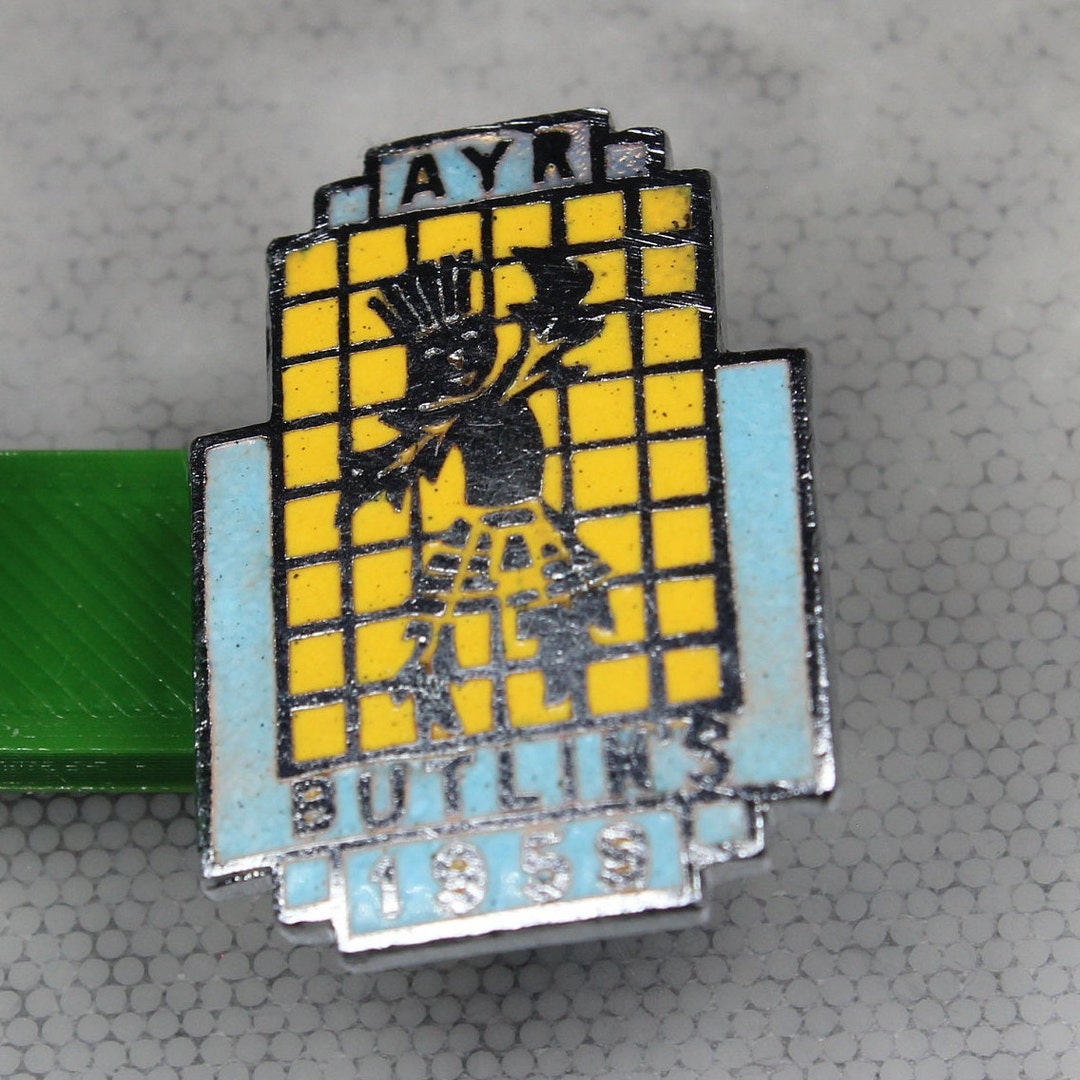 Butlins Ayr 1959 Pin Badge. Enamel and Metal. Jewellery Metal Company ...