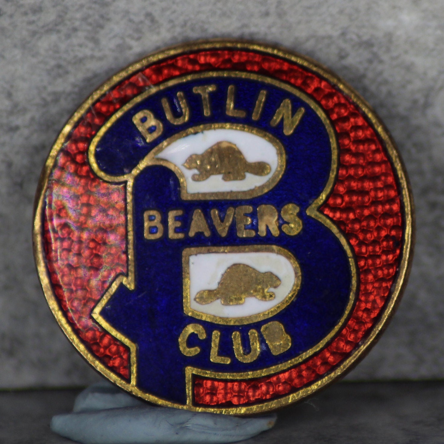 Butlins Beaver Club Enamel Pin Badge. JR Gaunt of London - Etsy