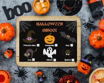 Halloween Bingo Game Printable Instant Download - Etsy