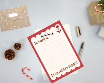 Christmas Kids Letter for Santa Digital Letter for Holidays - Etsy