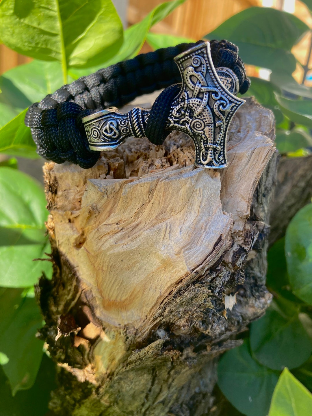 Mjölnir Viking Thor Hammer Wristband Pagan/norse Mythology - Etsy