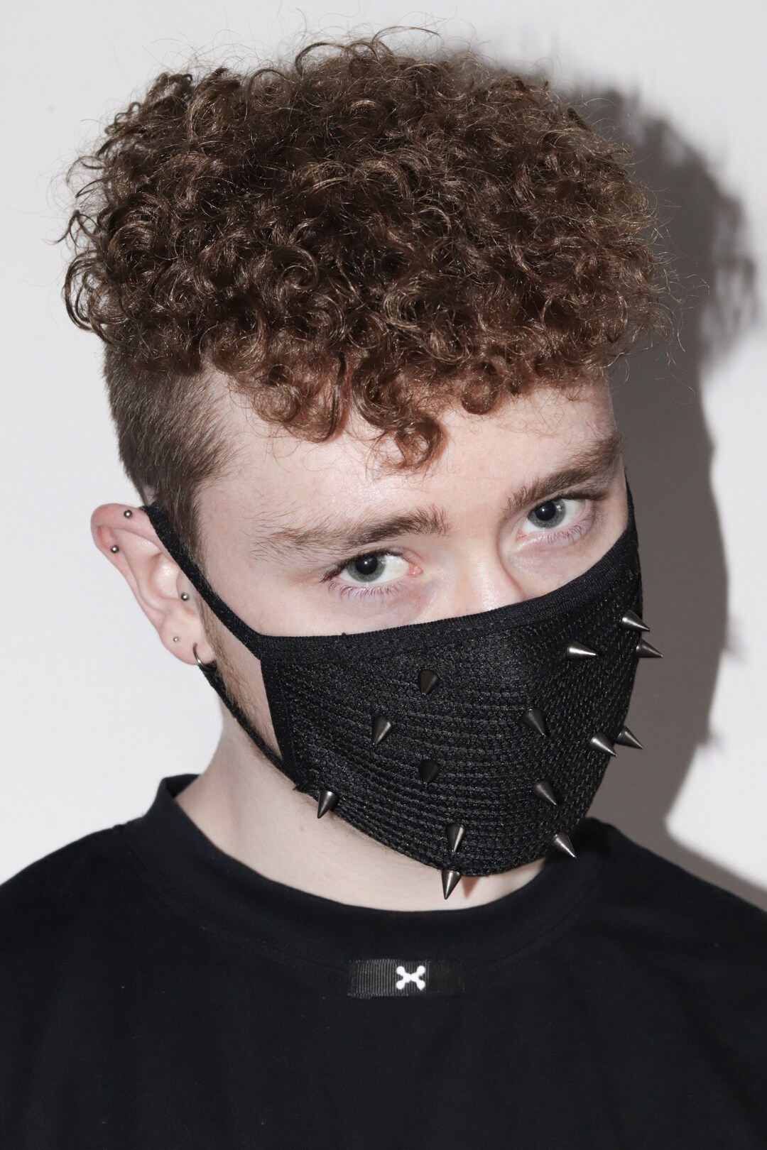 Scarlxrd Mask With Small Silver Spikes - Etsy