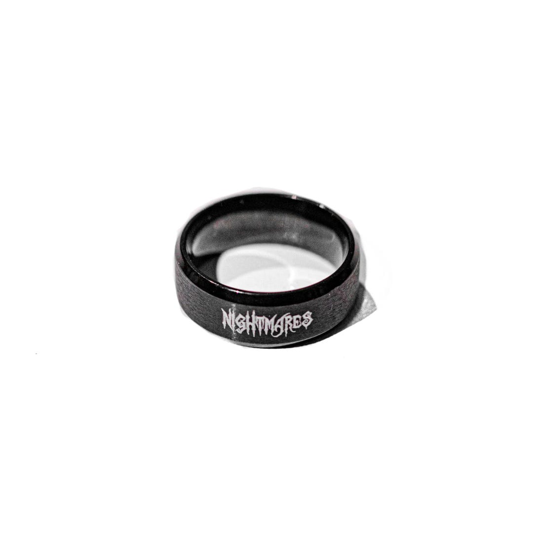 Black Techwear Ring Nightmares V1 - Etsy