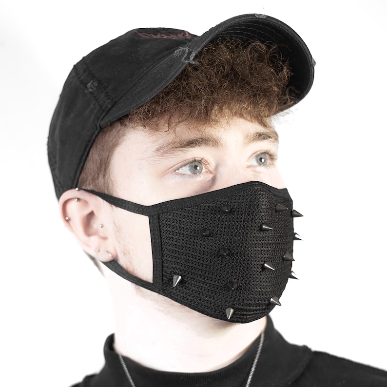 Scarlxrd Mask With Small Black Spikes - Etsy