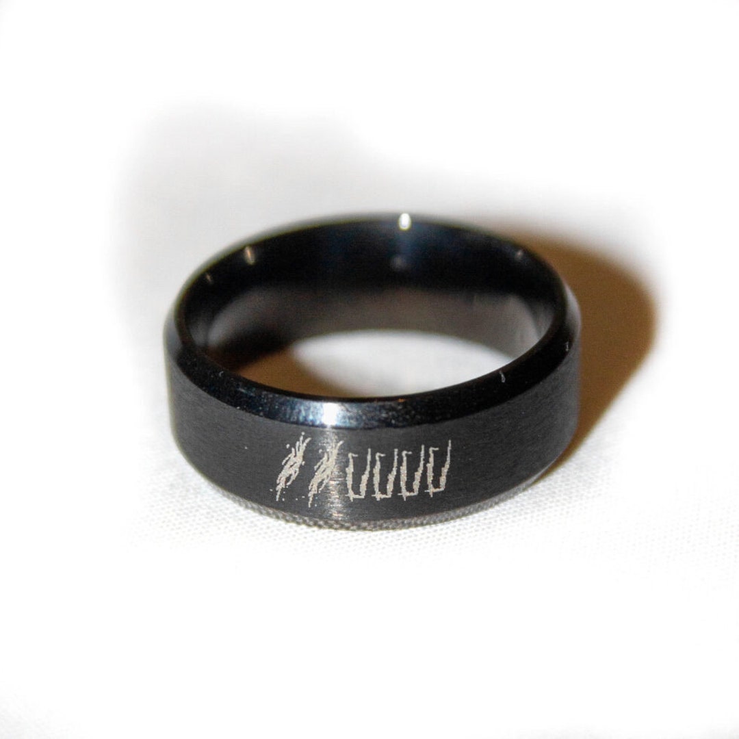Black Techwear Ring Nightmares V3 - Etsy