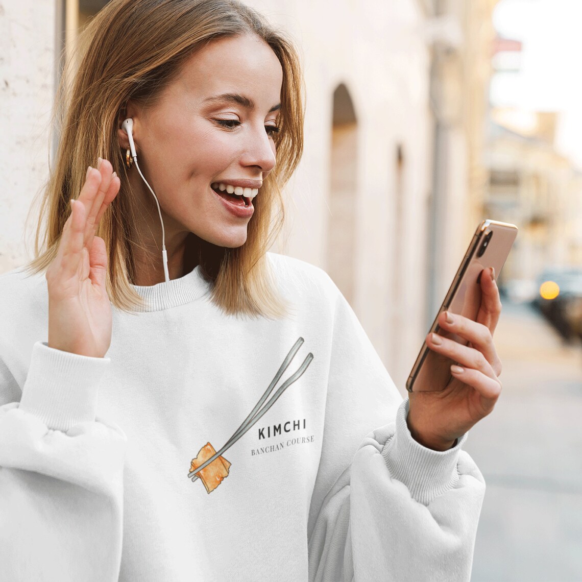Unisex Kimchi Sweatshirt, Kimchi Lover, Gift Ideas, We Love Kimchi ...