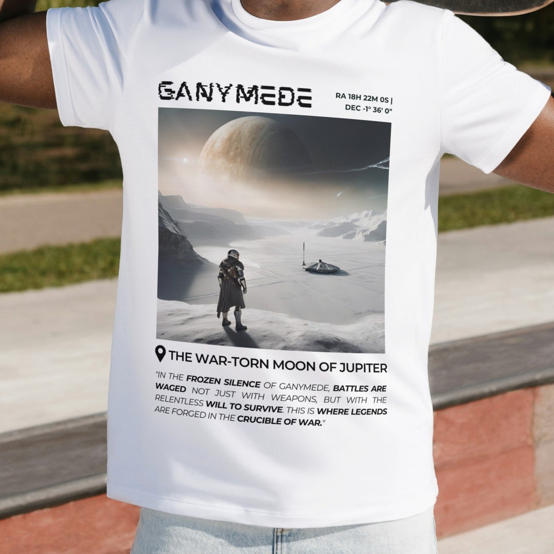 The Frozen Ganymede Unisex T-shirt, Golden Son, Science Fiction Tee - Etsy