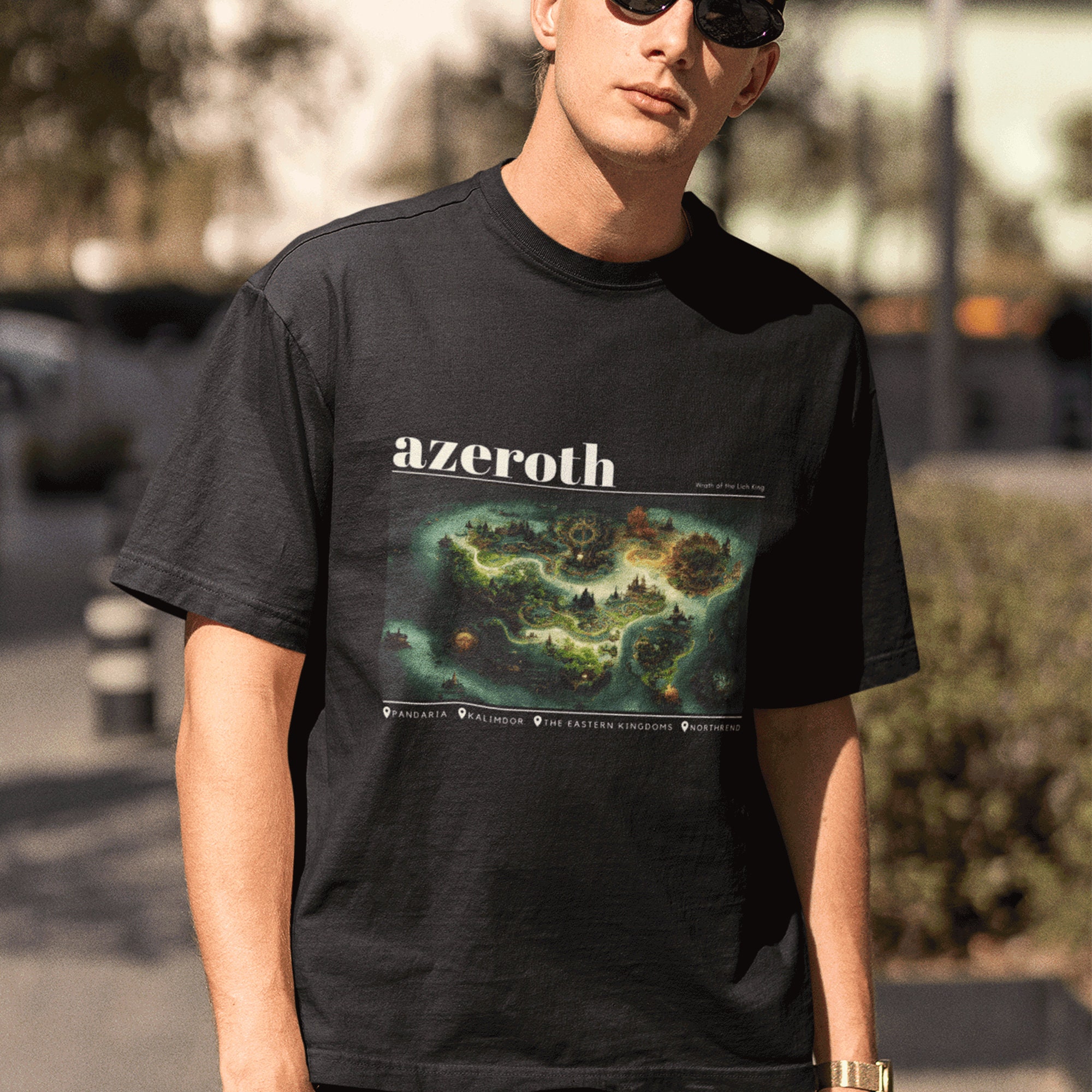 Unisex Azeroth T Shirt, W Video Game T-shirt, Gift for Gamers, Video ...