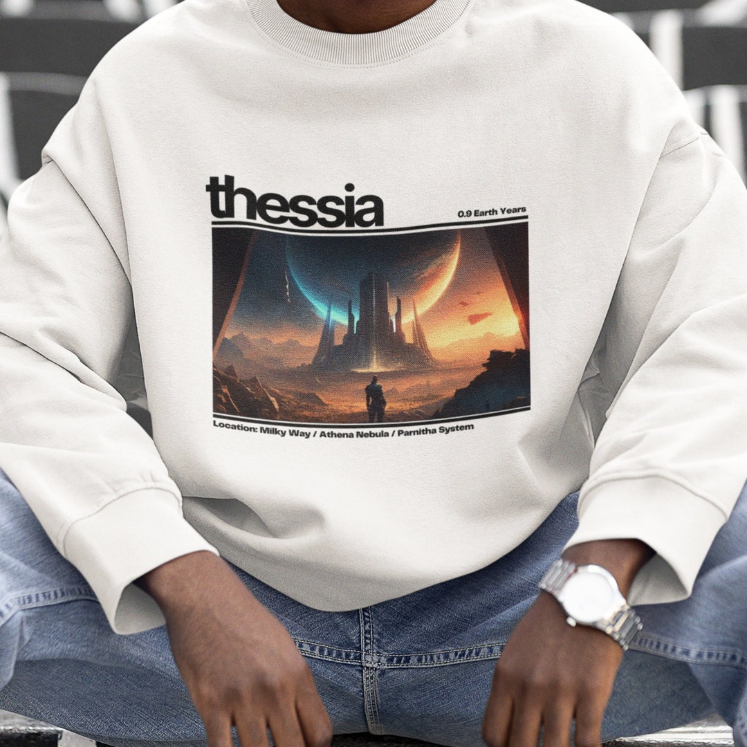 Thessia Sweatshirt, Video Game Merch, Garrus Vakarian Sweater, Captain ...