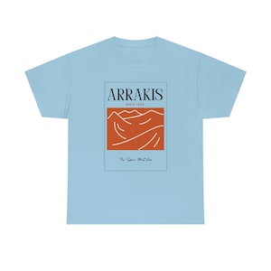 Arrakis Planet T-shirt, the Spice Must Flow, Arrakis Merch, Bookish T ...