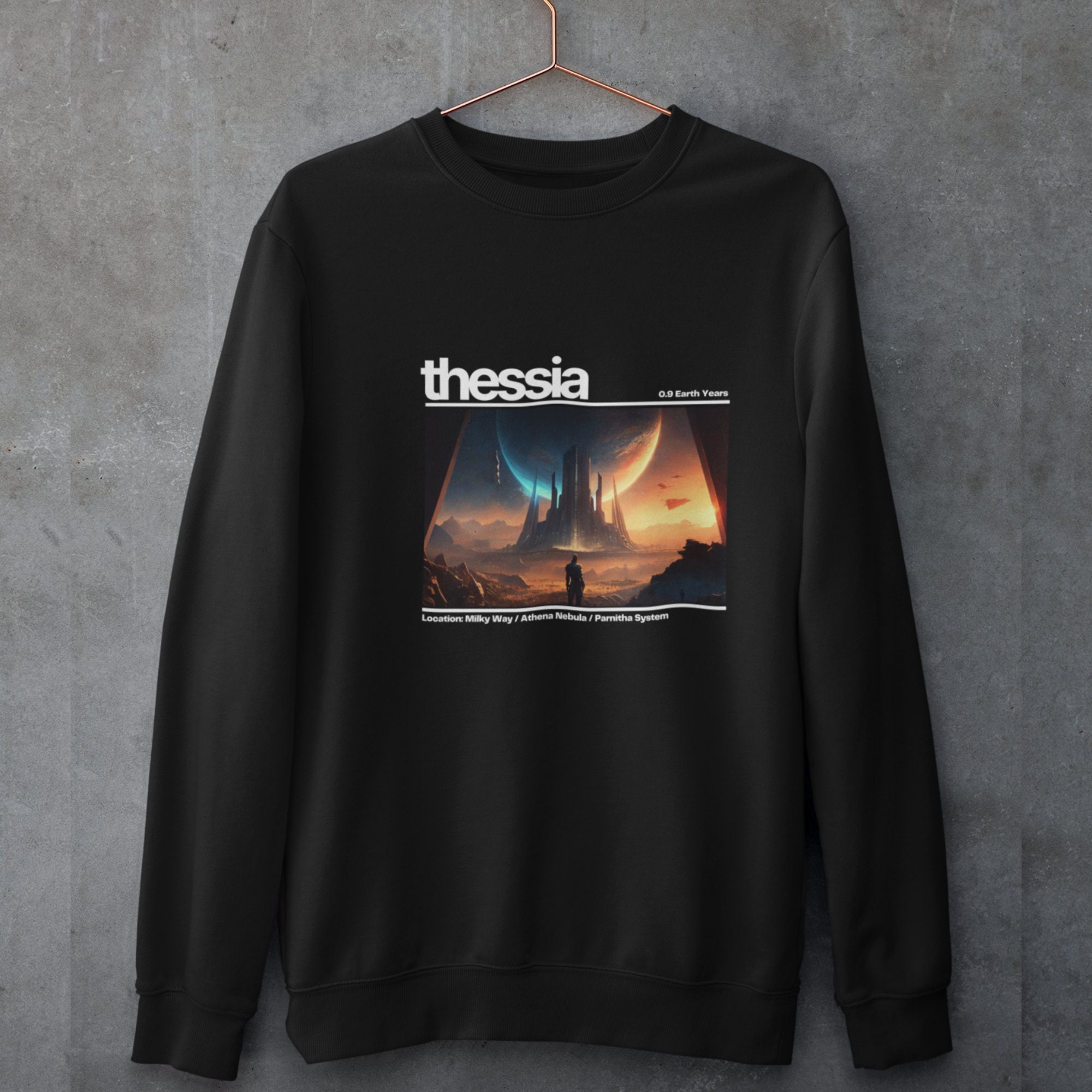 Thessia Sweatshirt, Video Game Merch, Garrus Vakarian Sweater, Captain ...