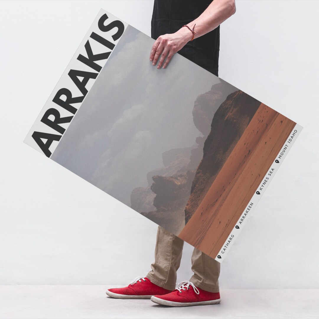 Arrakis Poster, Fremen Poster, Book Imperium Poster, Litany Against ...