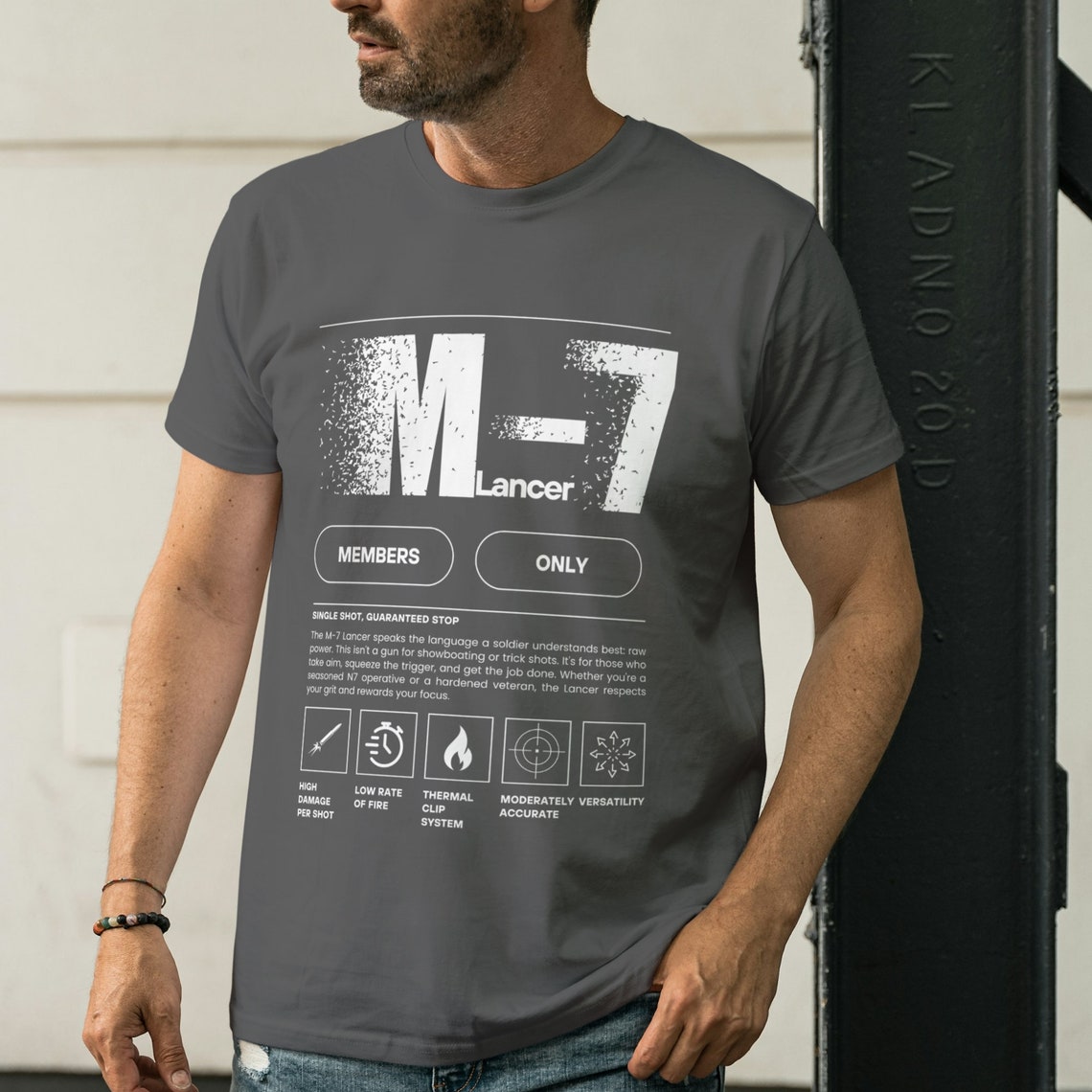 M-7 Lancer T-shirt: Gamer Assault Rifle Tee - Etsy