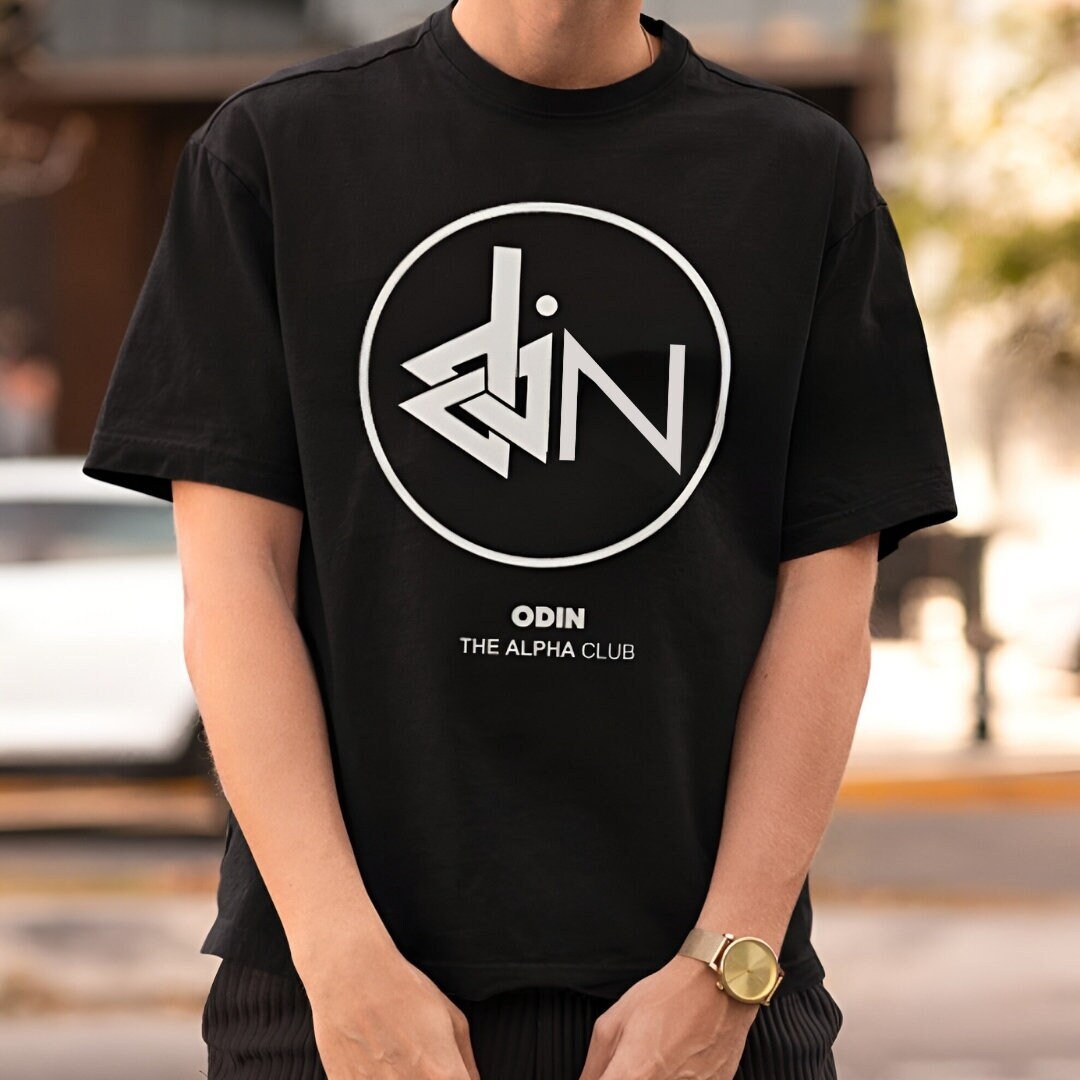 Odin Alpha Club T-shirt: Valknut Symbol, Norse Mythology Tee - Etsy