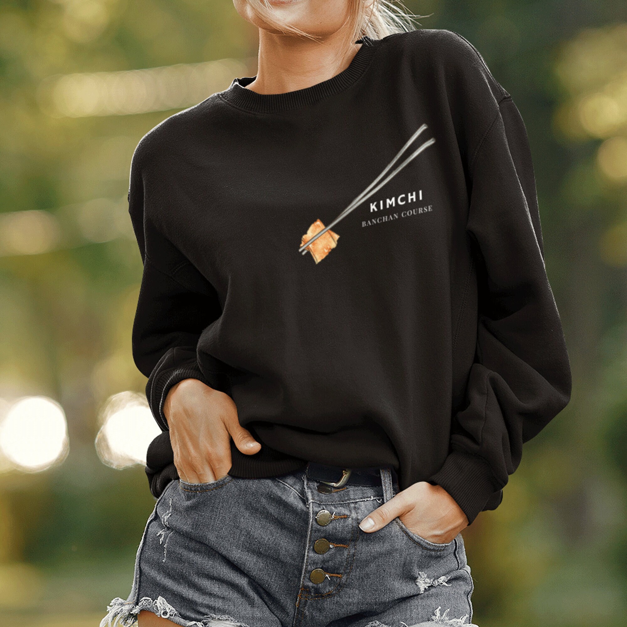 Unisex Kimchi Sweatshirt, Kimchi Lover, Gift Ideas, We Love Kimchi ...