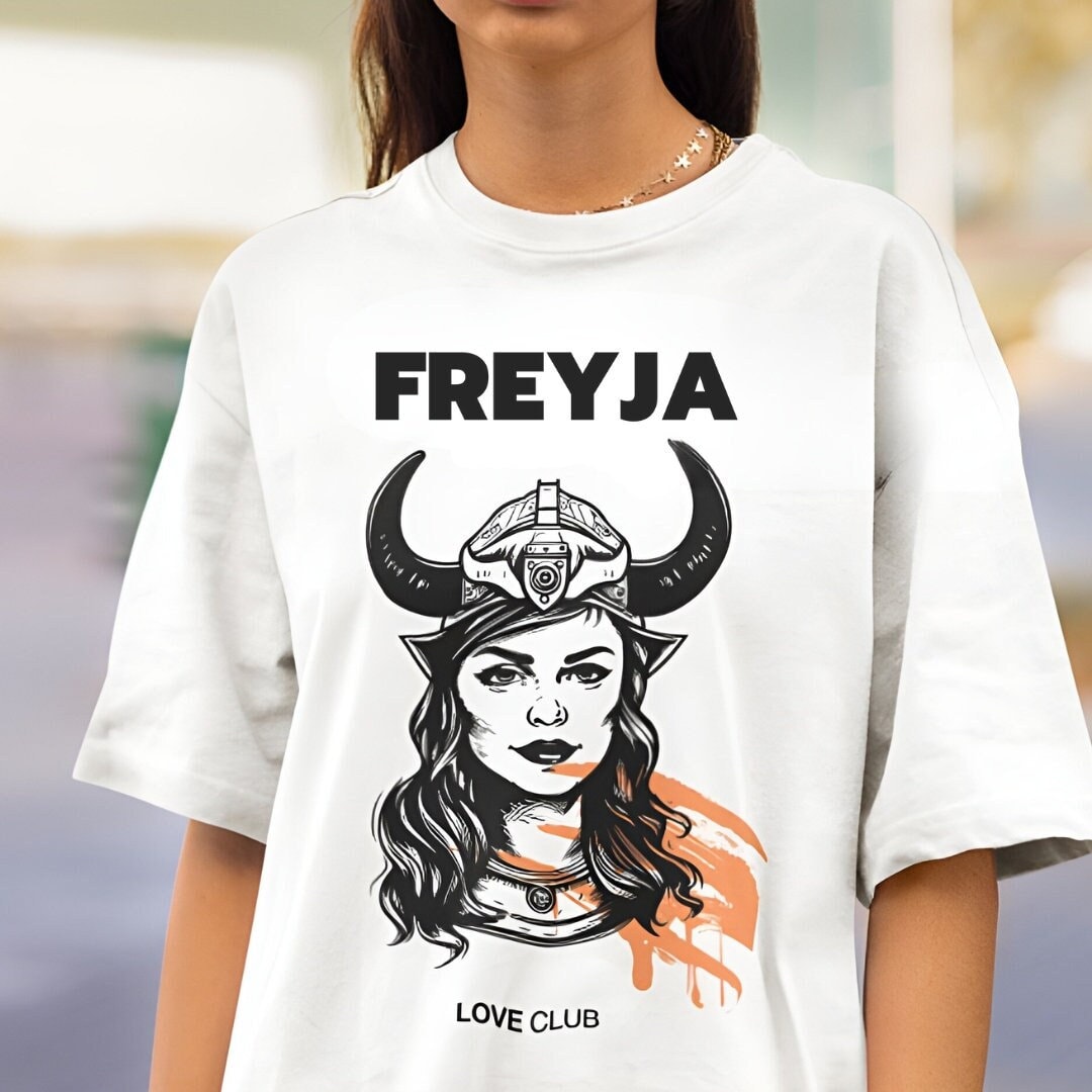 Freya Viking T-shirt: Norse Goddess, Scandinavian Mythology - Etsy