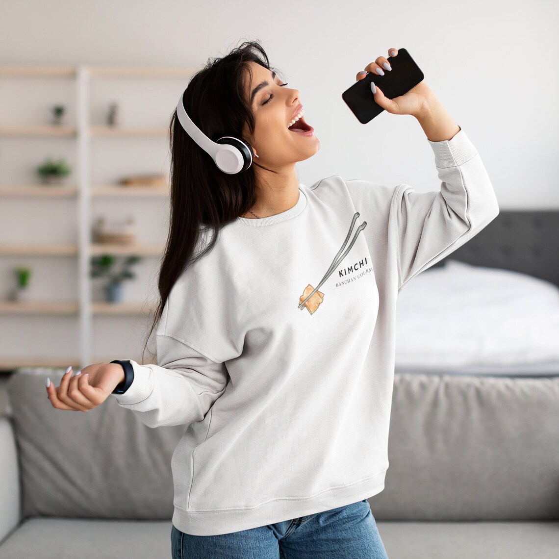 Unisex Kimchi Sweatshirt, Kimchi Lover, Gift Ideas, We Love Kimchi ...